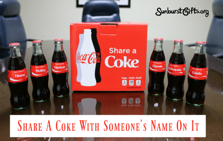 Share A Coke With Someone's Name On It - Thoughtful Gifts | Sunburst ...
