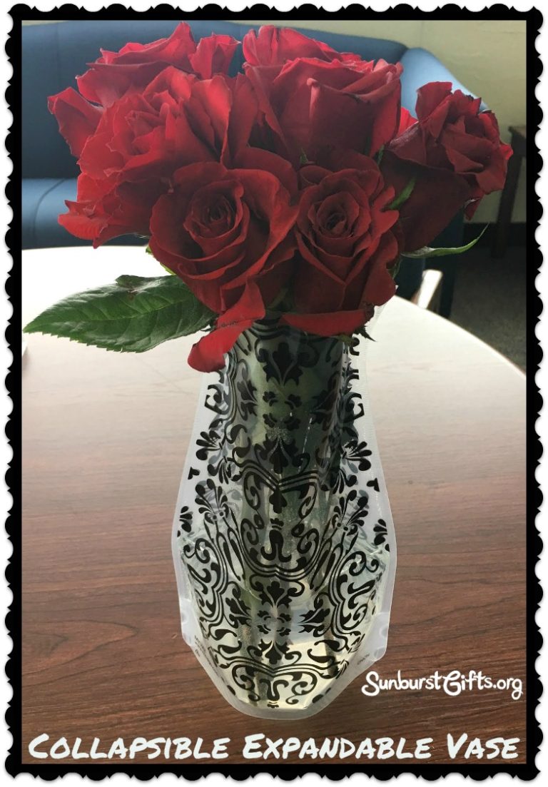 Collapsible and Expandable Flower Vase - Thoughtful Gifts | Sunburst ...